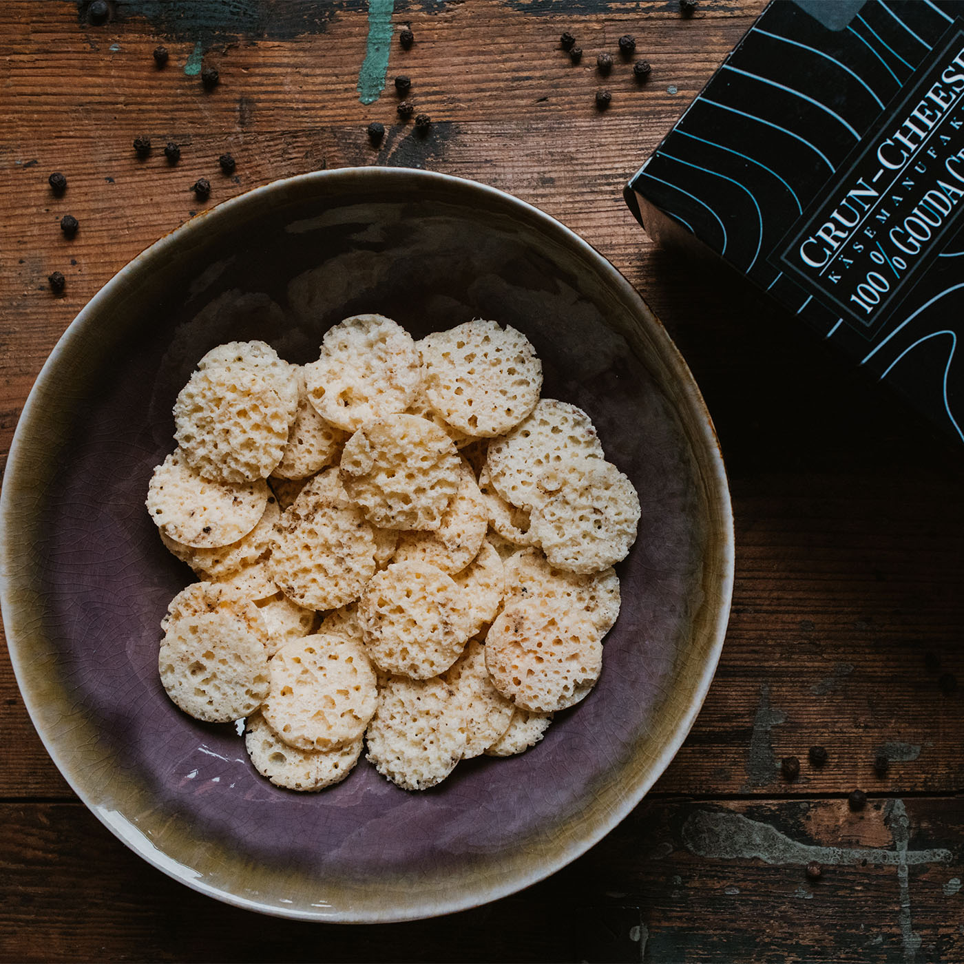 Buy Crun-Cheese Cheese Cracker Pepper | Honest & Rare