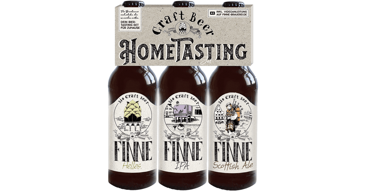 Finne Bio Craft Beer Hometasting Set kaufen | Honest & Rare